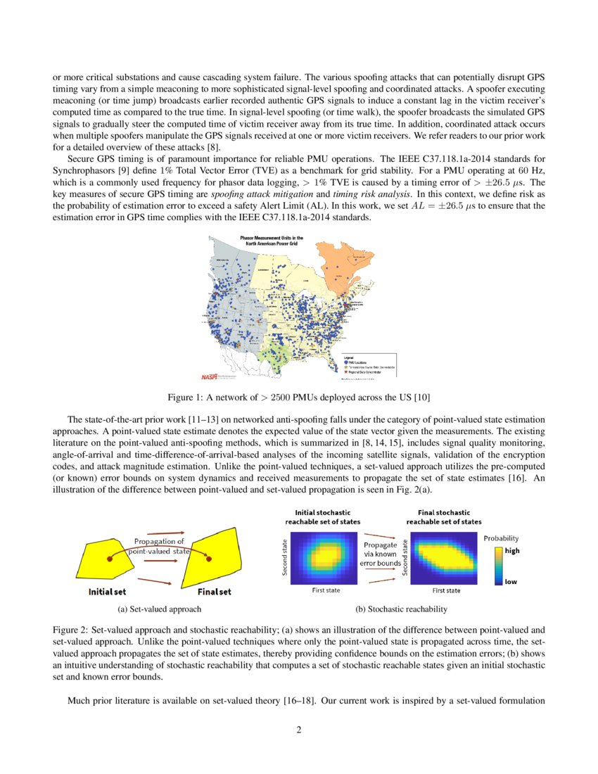 Gps Spoofing Mitigation And Timing Risk Analysis In Networked Pmus Via Stochastic Reachability