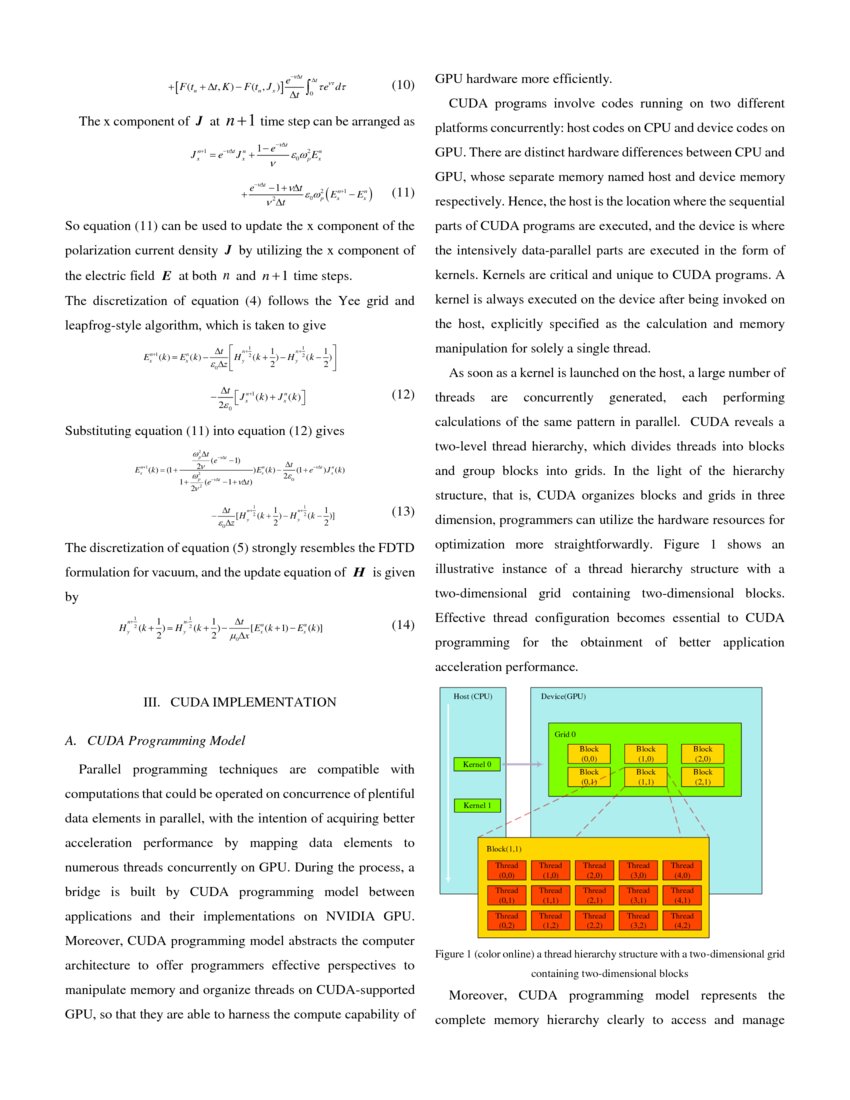 GPU-Accelerated Parallel Finite-Difference Time-Domain Method for Electromagnetic Waves ...