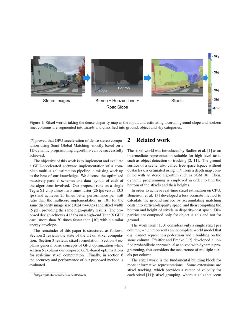 GPU-accelerated real-time stixel computation | DeepAI