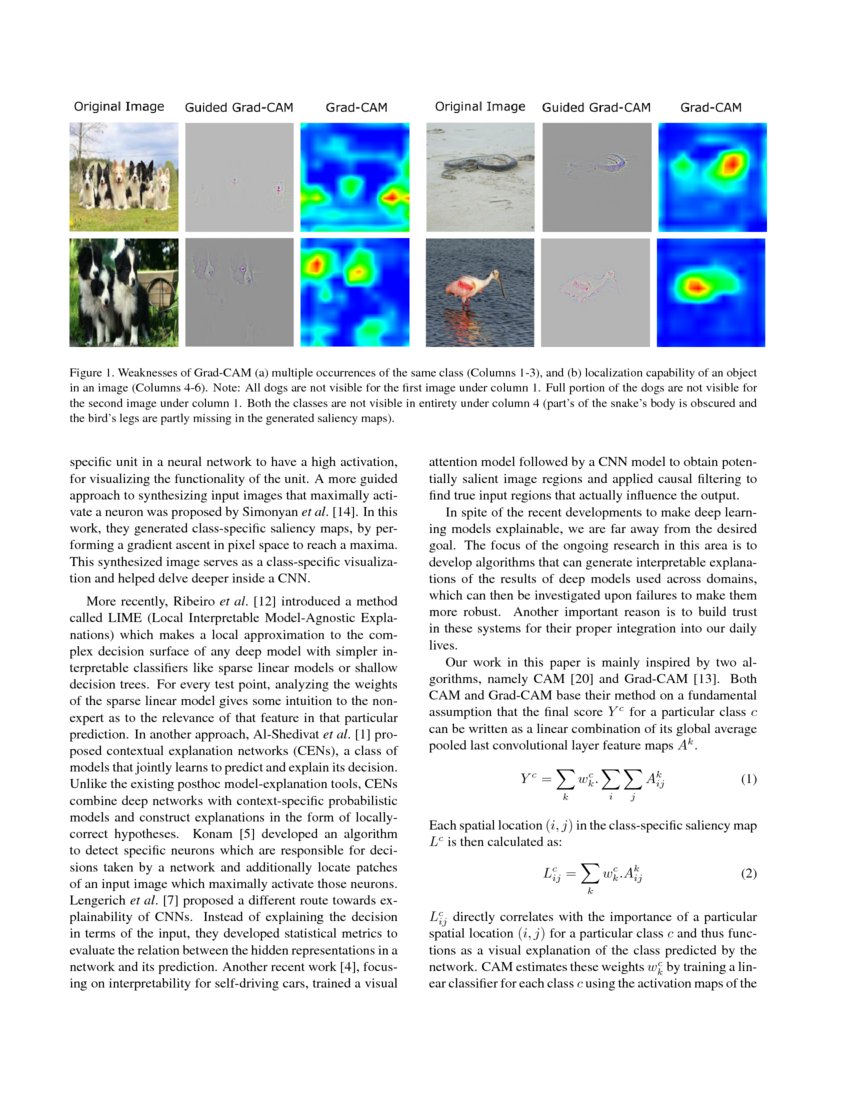 Grad Cam Generalized Gradient Based Visual Explanations For Deep Convolutional Networks Deepai