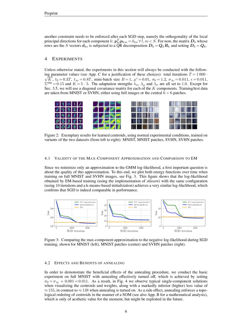 Gradient Based Training Of Gaussian Mixture Models In High Dimensional