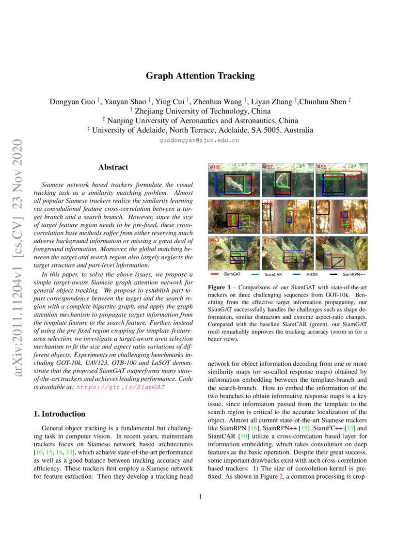 Graph Attention Tracking | DeepAI