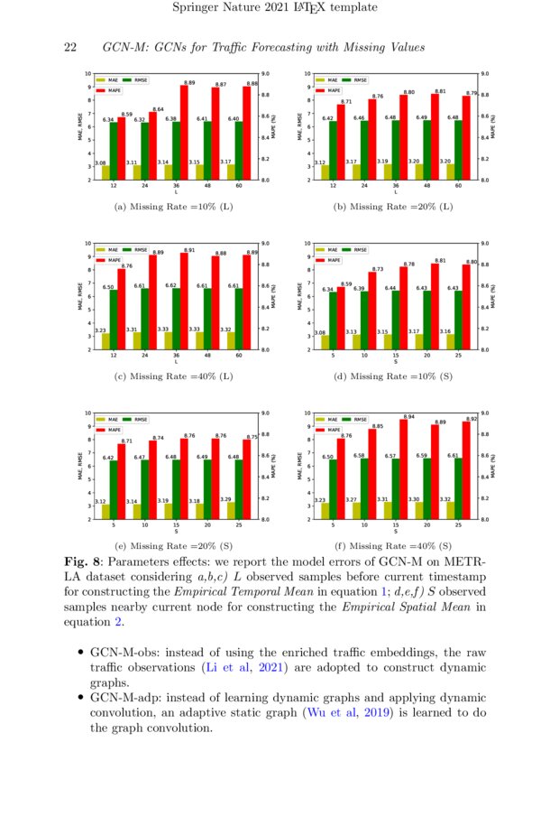 Graph Convolutional Networks For Traffic Forecasting With Missing