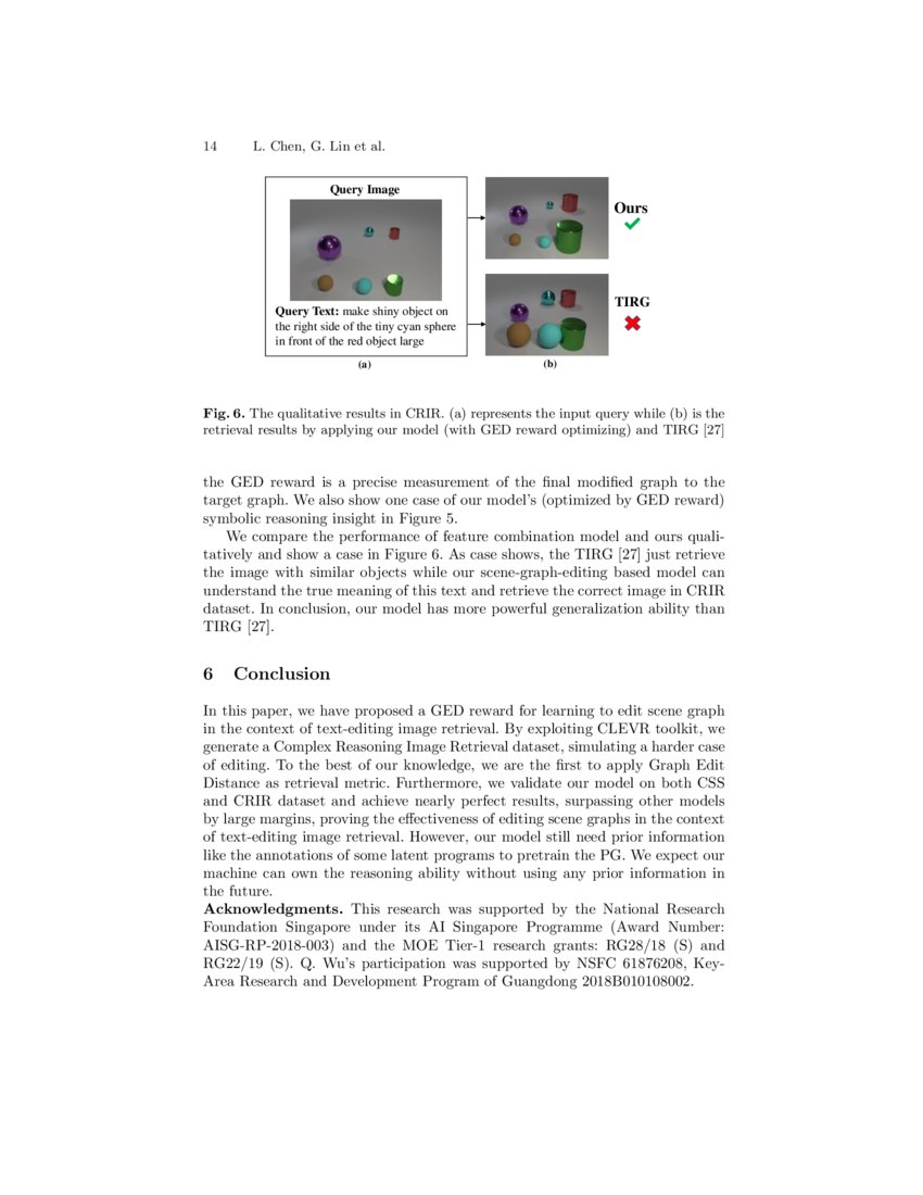 Graph Edit Distance Reward: Learning to Edit Scene Graph | DeepAI