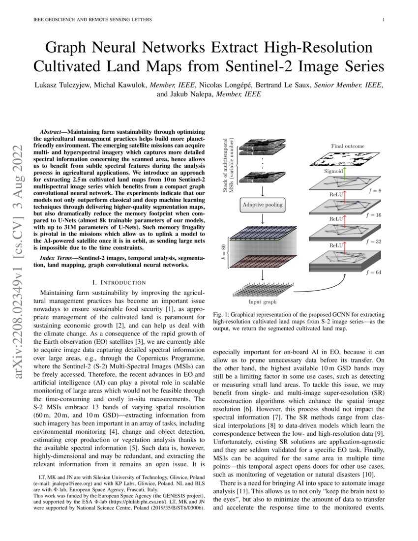 Graph Neural Networks Extract High-Resolution Cultivated Land Maps from ... Graph Neural Networks Extract High-Resolution Cultivated Land Maps from ...
