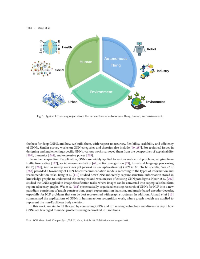 Graph Neural Networks in IoT: A Survey | DeepAI Graph Neural Networks in IoT: A Survey | DeepAI