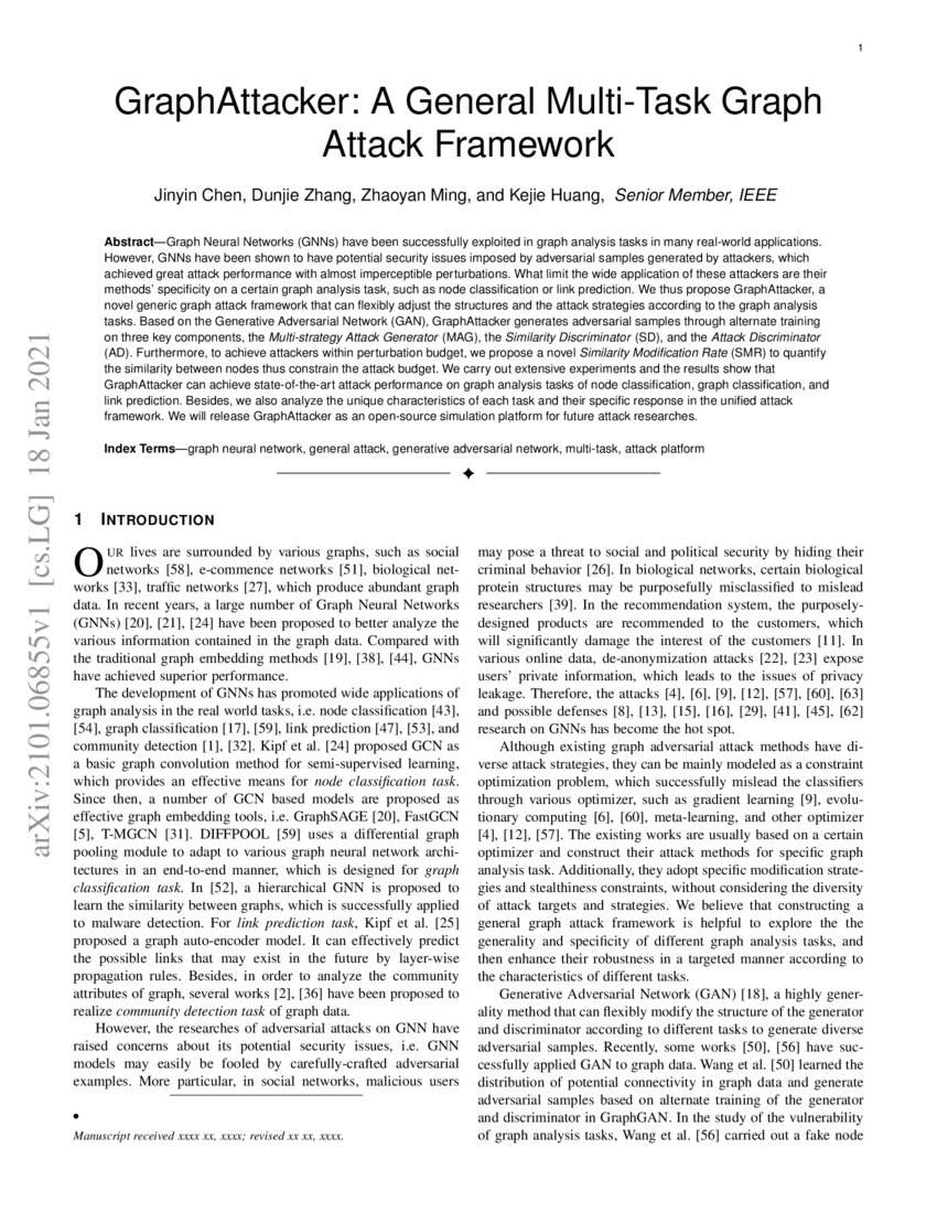 GraphAttacker A General Multi Task GraphAttack Framework DeepAI graphattacker-a-general-multi-task-graphattack-framework-deepai