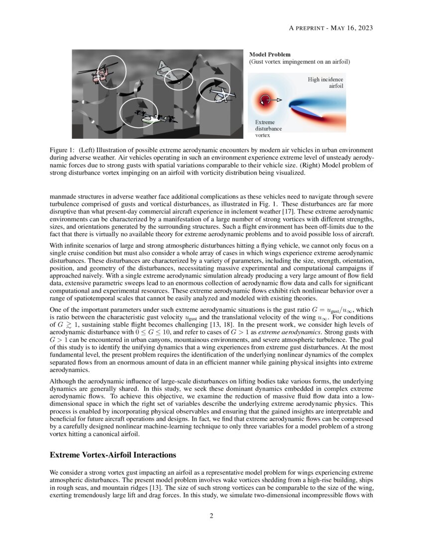 Grasping Extreme Aerodynamics on a Low-Dimensional Manifold | DeepAI