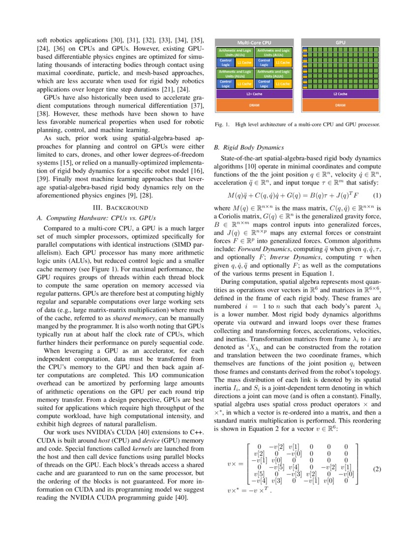 Grid Gpu Accelerated Rigid Body Dynamics With Analytical Gradients Deepai