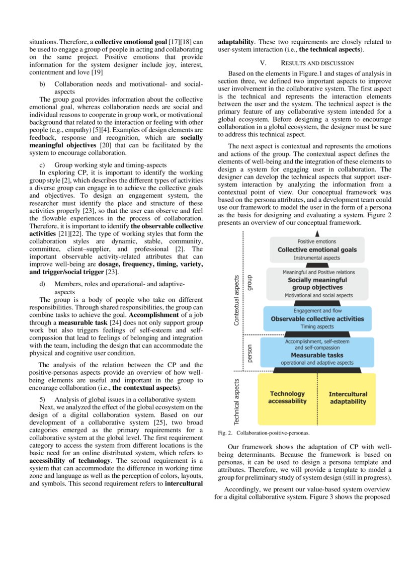 Group-centered framework towards a positive design of digital ...