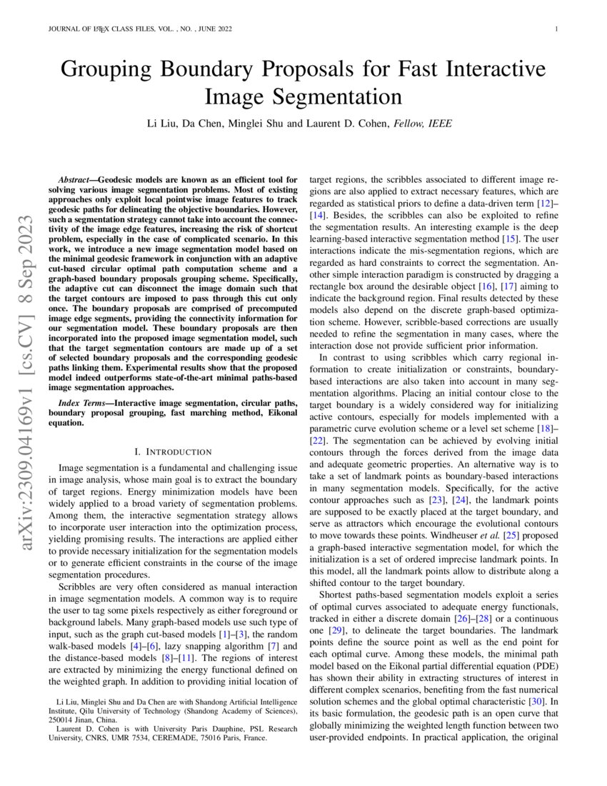 Grouping Boundary Proposals for Fast Interactive Image Segmentation | DeepAI