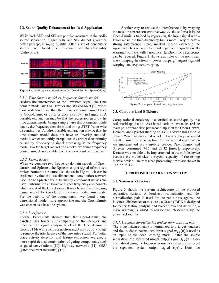 GSEP: A robust vocal and accompaniment separation system using gated ...