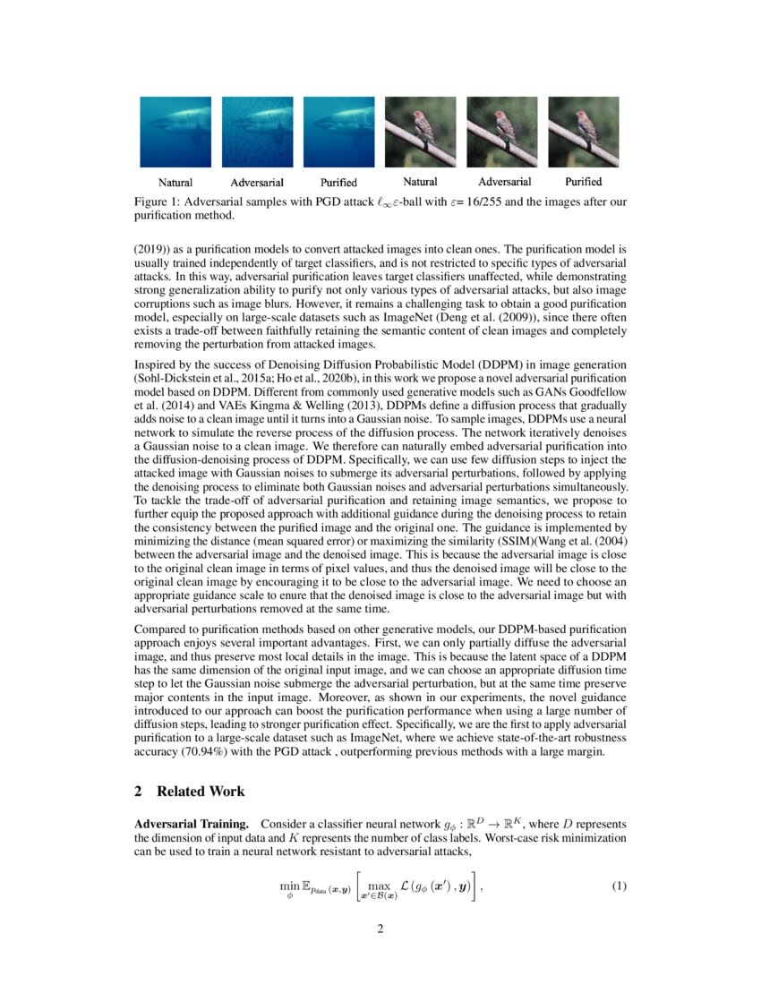 Guided Diffusion Model for Adversarial Purification | DeepAI Guided Diffusion Model for Adversarial Purification | DeepAI