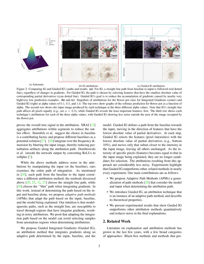 Guided Integrated Gradients: An Adaptive Path Method for Removing Noise | DeepAI