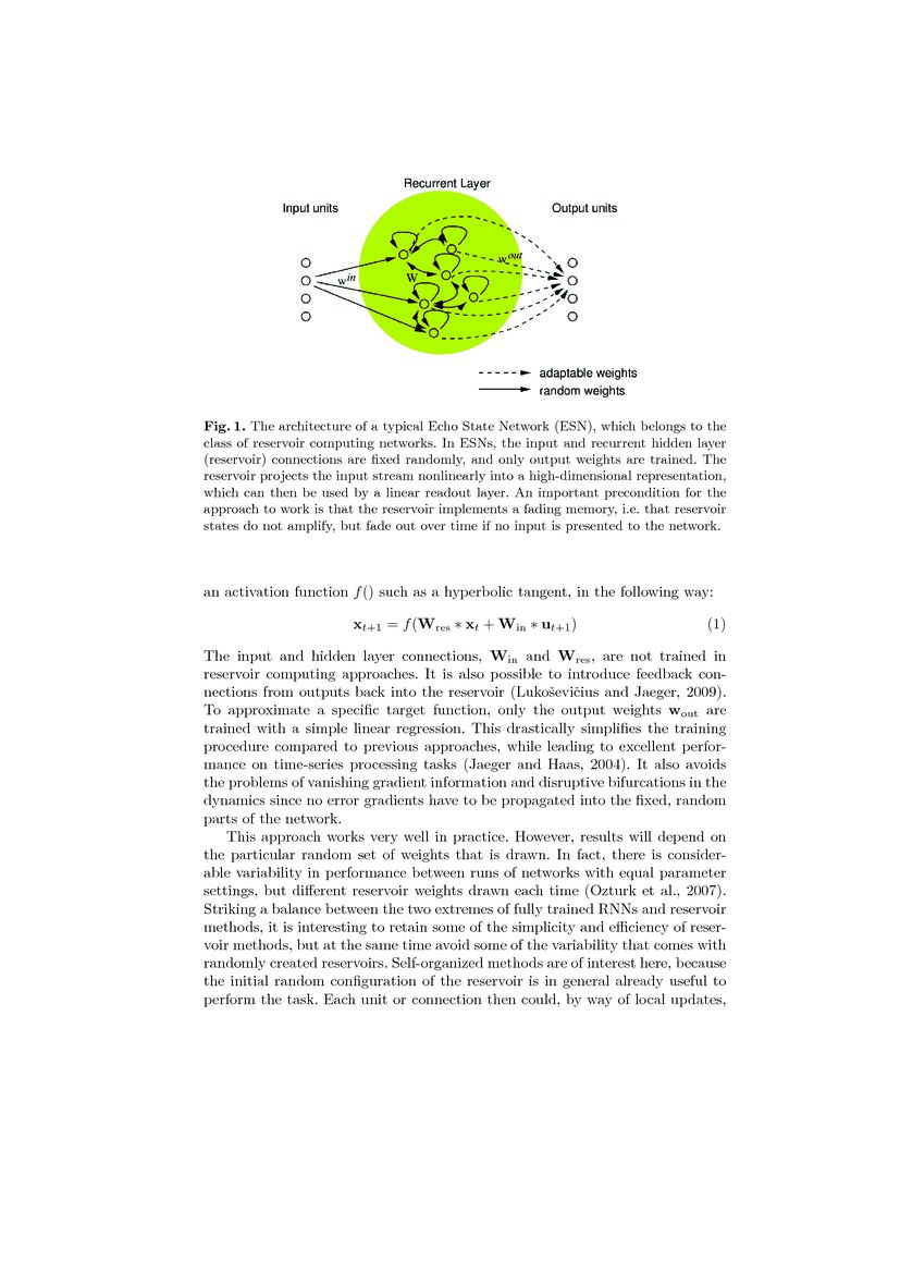 Guided Self-Organization of Input-Driven Recurrent Neural Networks | DeepAI