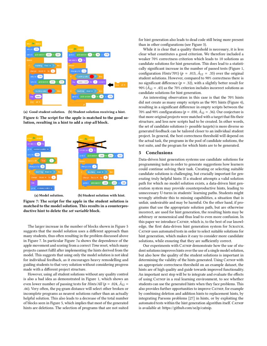 Guiding Next-Step Hint Generation Using Automated Tests | DeepAI