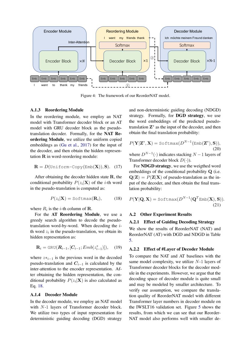Guiding Non-Autoregressive Neural Machine Translation Decoding with Reordering Information | DeepAI