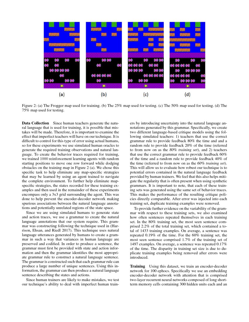 Guiding Reinforcement Learning Exploration Using Natural Language | DeepAI