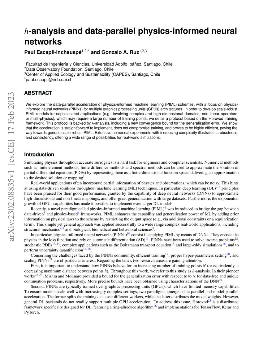 h-analysis and data-parallel physics-informed neural networks | DeepAI