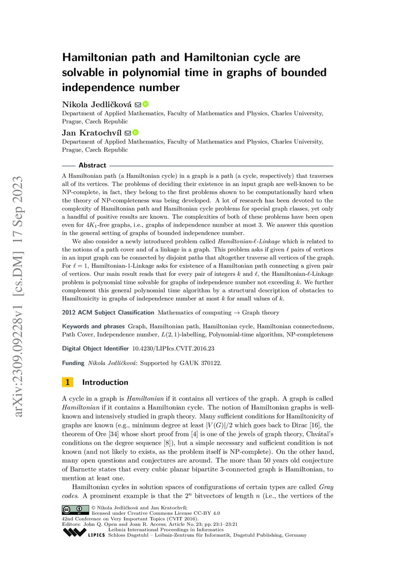 Hamiltonian Path And Hamiltonian Cycle Are Solvable In Polynomial Time In Graphs Of Bounded