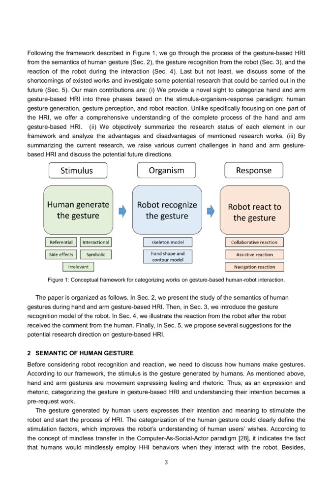 Hand and Arm Gesture-based Human-Robot Interaction: A Review | DeepAI