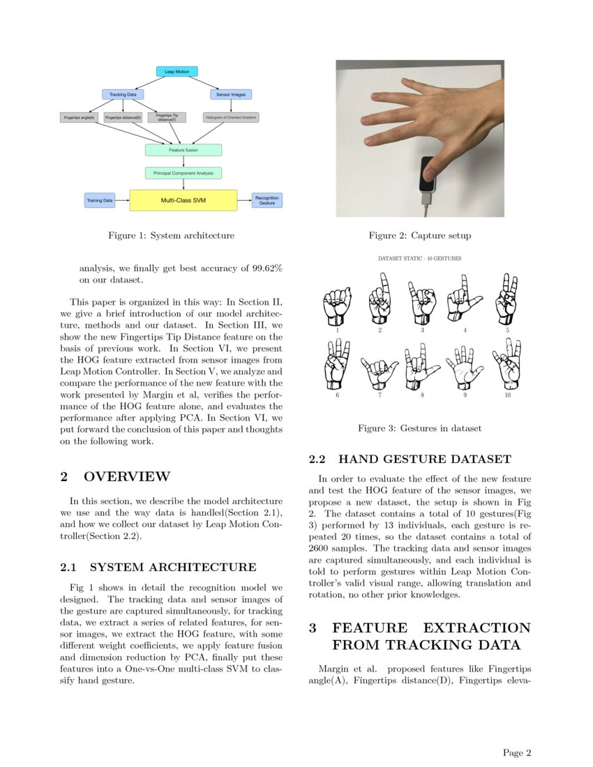 Hand Gesture Recognition with Leap Motion | DeepAI