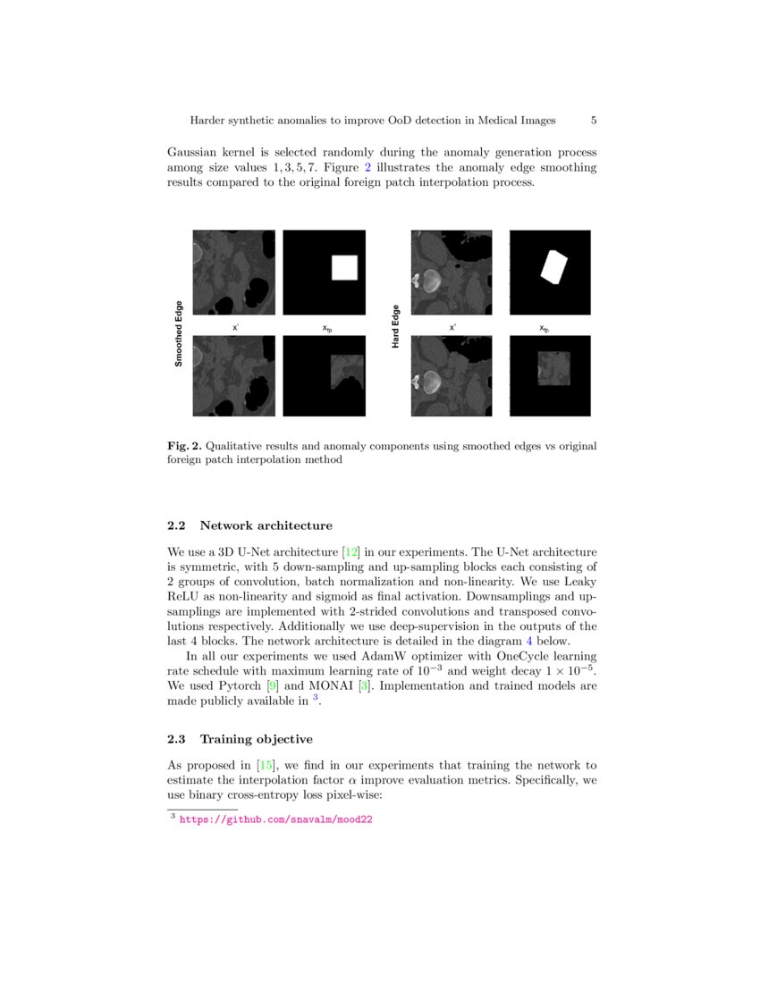 Harder Synthetic Anomalies To Improve Ood Detection In Medical Images