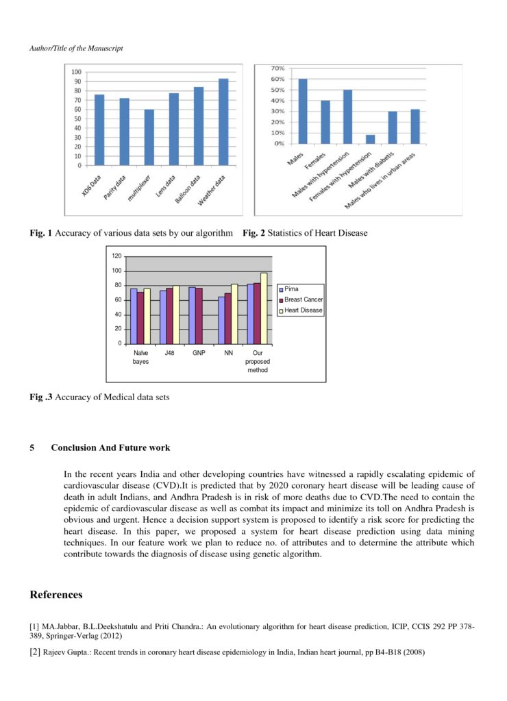 Heart Disease Prediction System Using Associative Classification And Genetic Algorithm Deepai