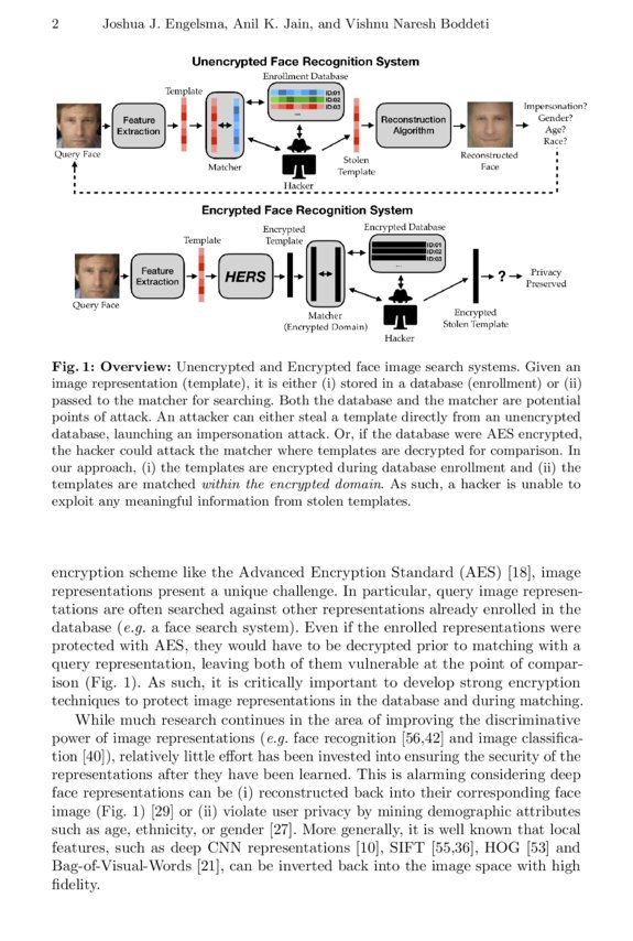 HERS: Homomorphically Encrypted Representation Search | DeepAI