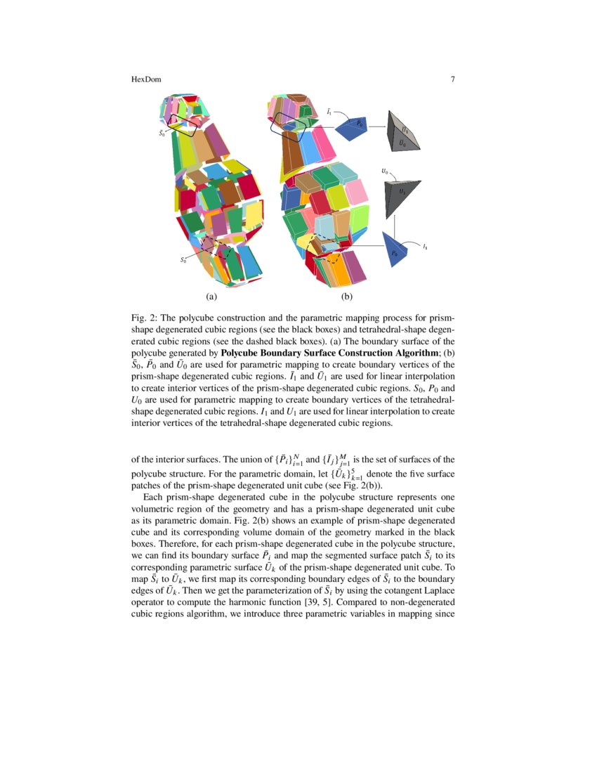 HexDom: Polycube-Based Hexahedral-Dominant Mesh Generation | DeepAI