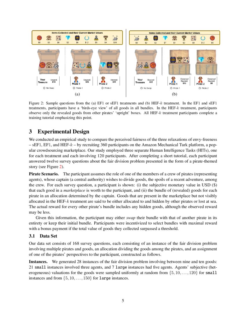 Hide, Not Seek: Perceived Fairness in Envy-Free Allocations of ...