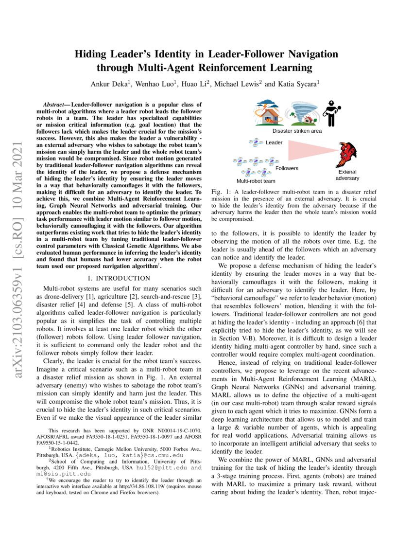 Hiding Leader's Identity in Leader-Follower Navigation through Multi ...