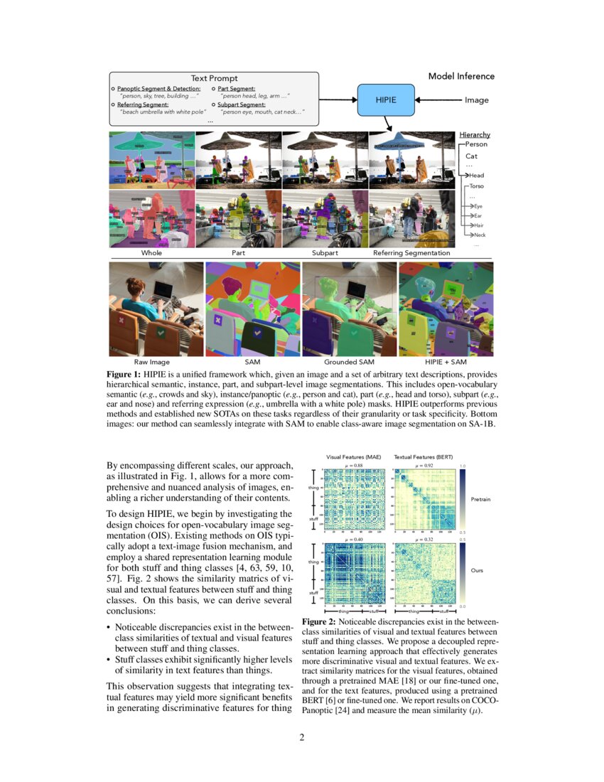 Hierarchical Open-vocabulary Universal Image Segmentation | DeepAI Hierarchical Open-vocabulary Universal Image Segmentation | DeepAI
