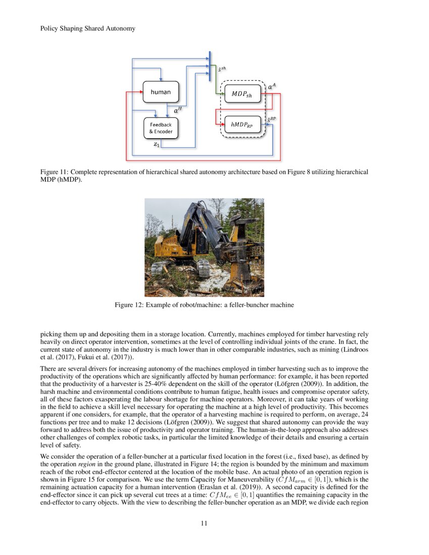 Hierarchical Planning and Policy Shaping Shared Autonomy for Articulated Robots | DeepAI