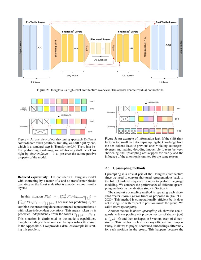 Hierarchical Transformers Are More Efficient Language Models | DeepAI