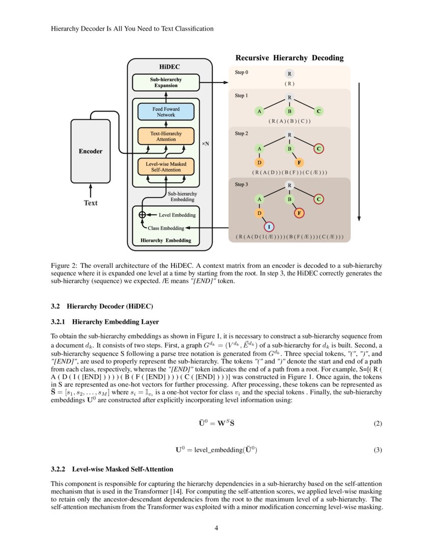 Hierarchy Decoder is All You Need To Text Classification | DeepAI