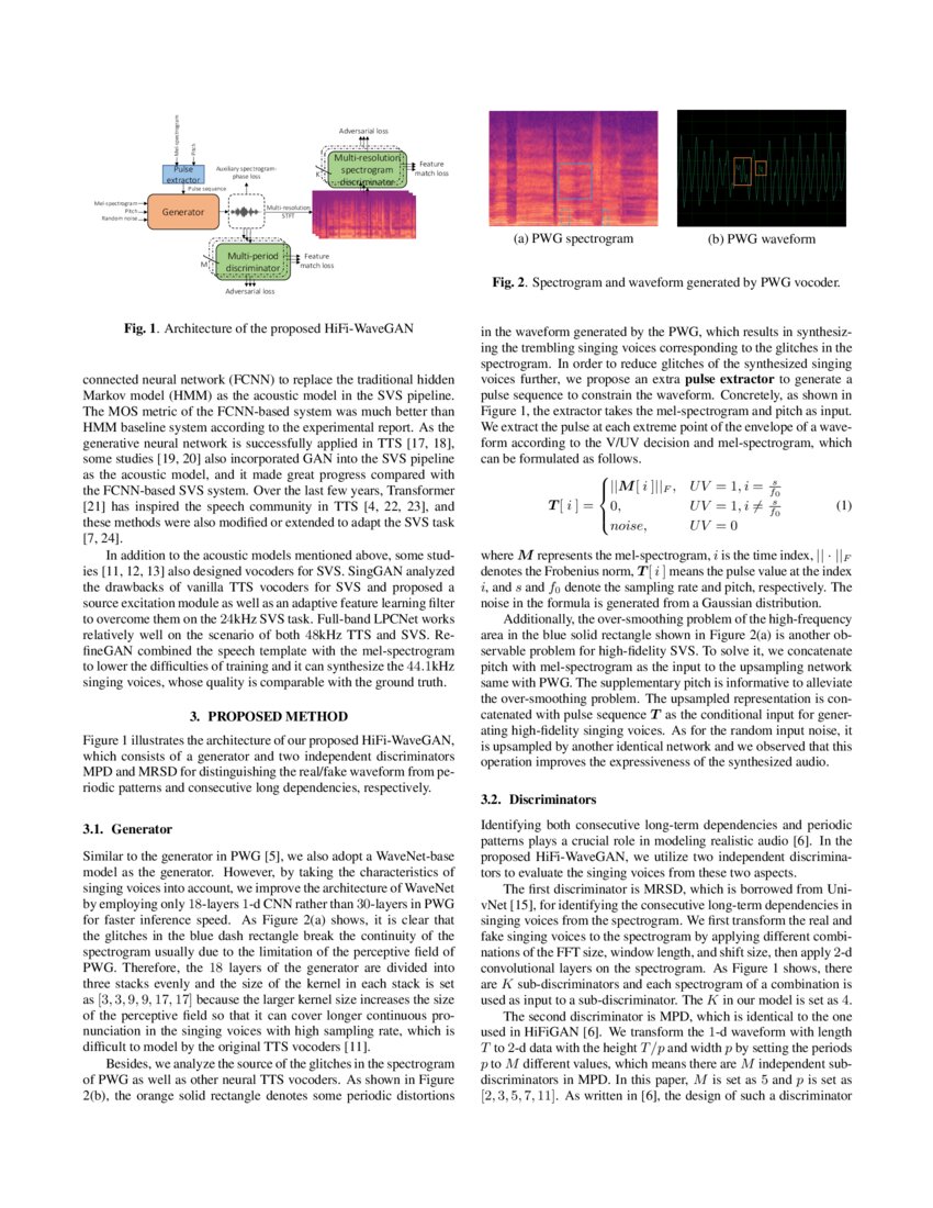 HiFi-WaveGAN: Generative Adversarial Network with Auxiliary Spectrogram-Phase Loss for High ...
