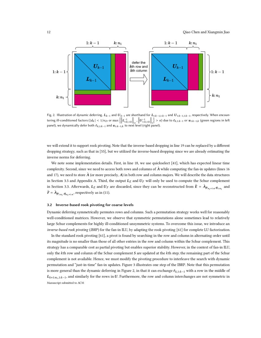 Hifir Hybrid Incomplete Factorization With Iterative Refinement For Preconditioning Ill