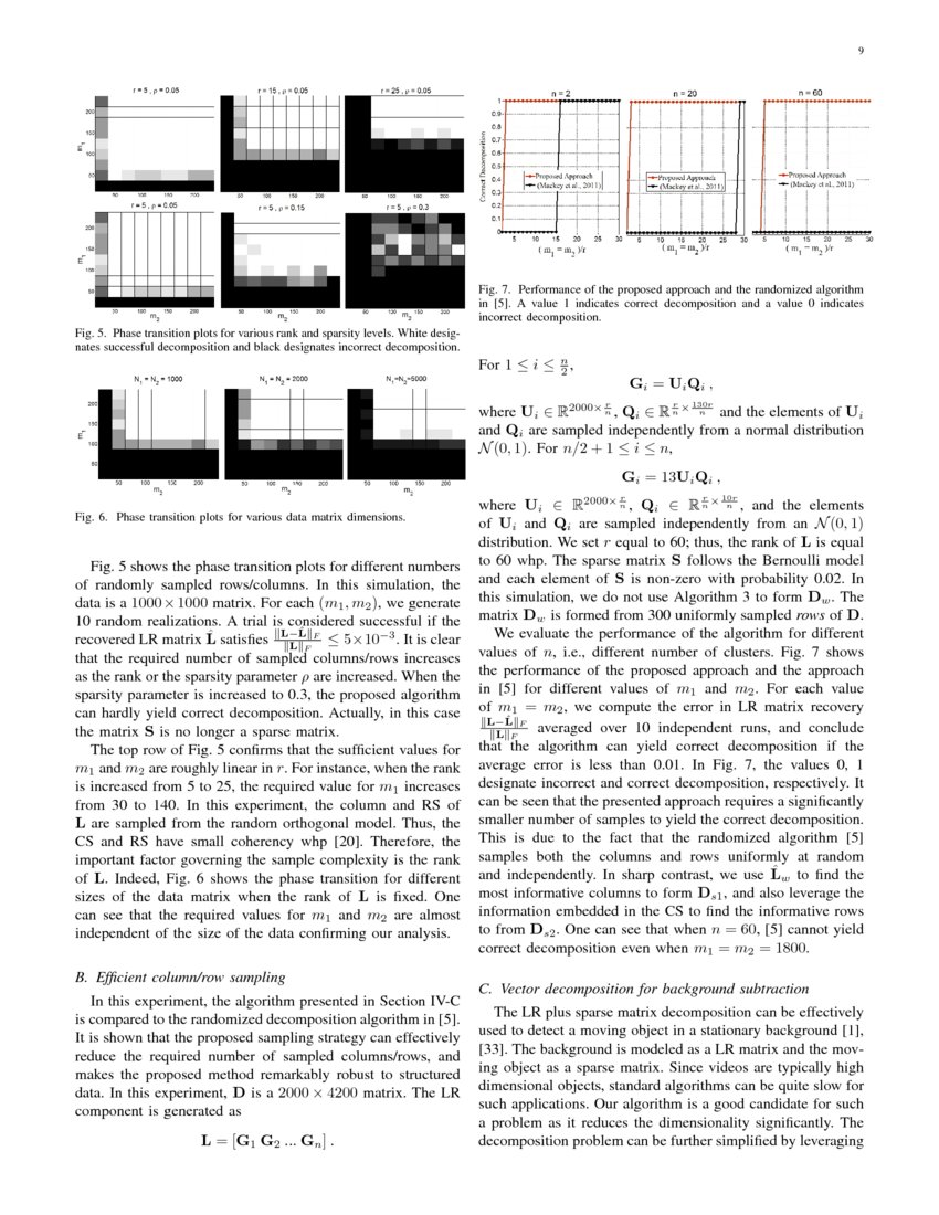 High Dimensional Low Rank Plus Sparse Matrix Decomposition Deepai