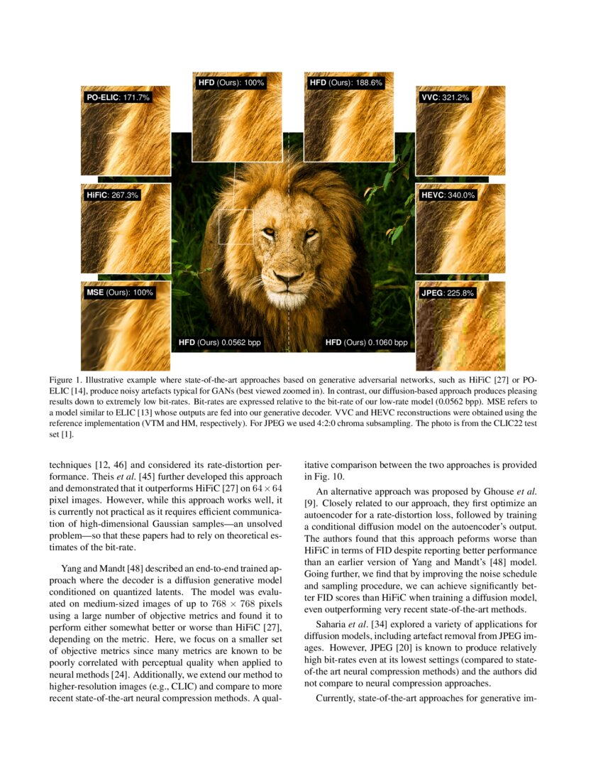 High-Fidelity Image Compression with Score-based Generative Models | DeepAI High-Fidelity Image Compression with Score-based Generative Models | DeepAI