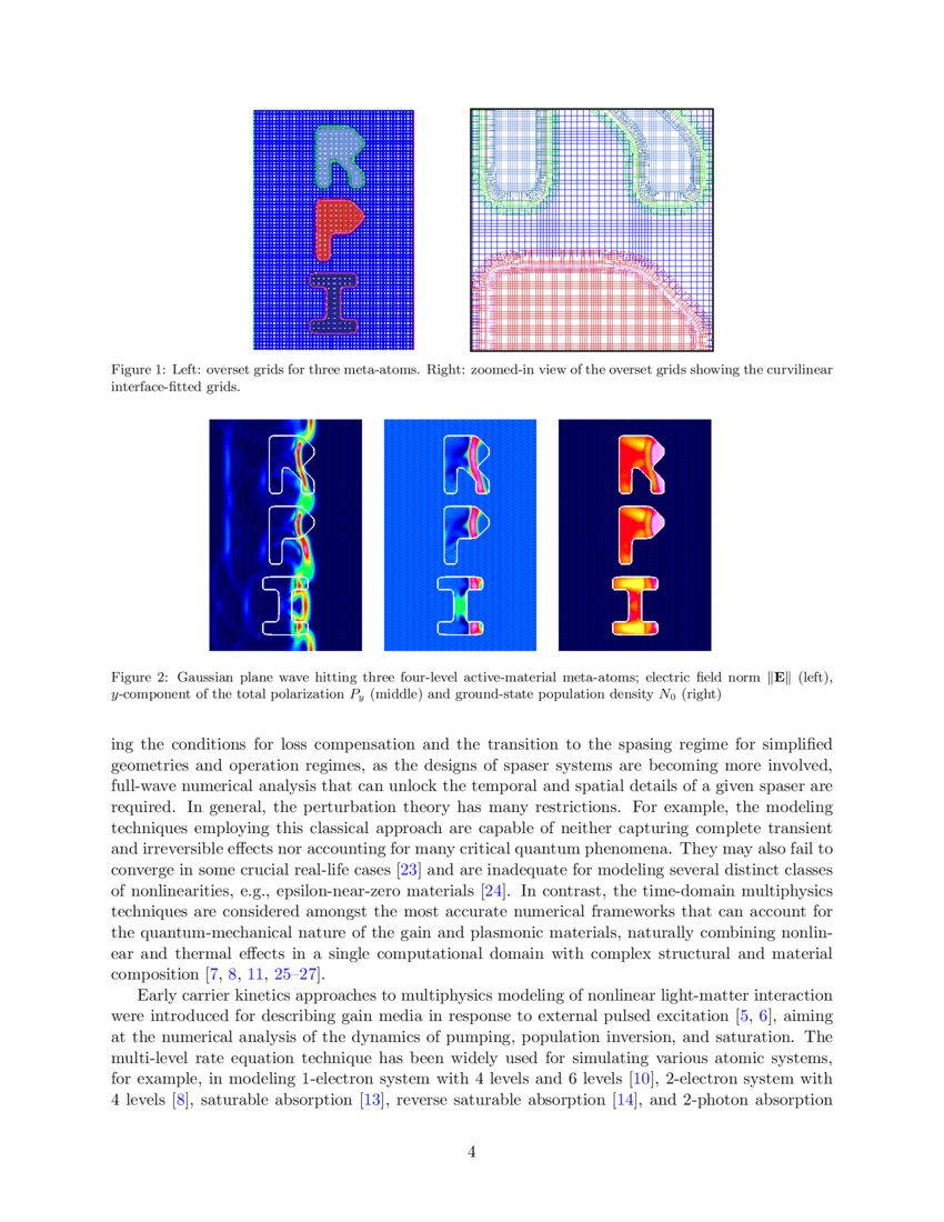 High-order accurate schemes for Maxwell's equations with nonlinear ...