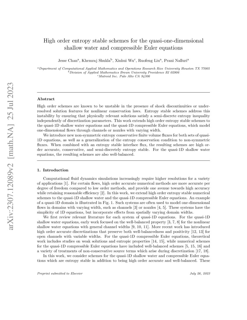 High order entropy stable schemes for the quasi-one-dimensional shallow ...