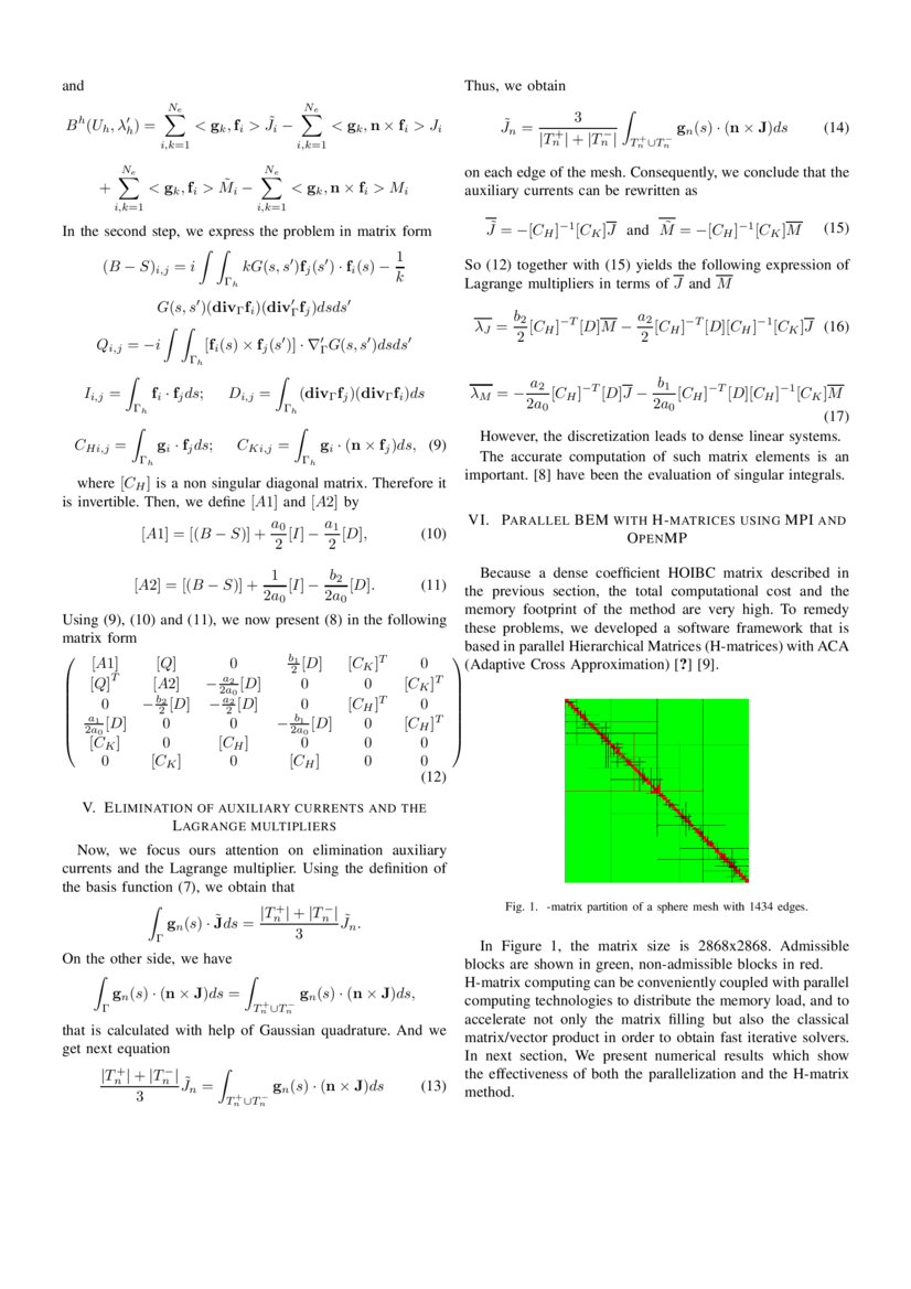 High Order Impedance Boundary Condition For The Three Dimensional