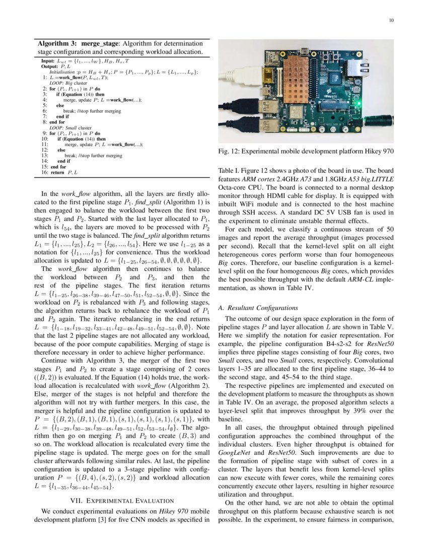 High Throughput Cnn Inference On Embedded Arm Biglittle Multi Core Processors Deepai
