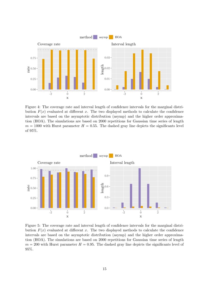 Higher order approximation for constructing confidence intervals in ...