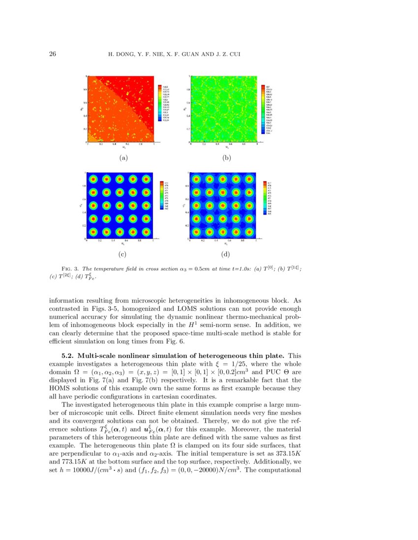 Higher-order multi-scale method for high-accuracy nonlinear thermo-mechanical simulation of ...