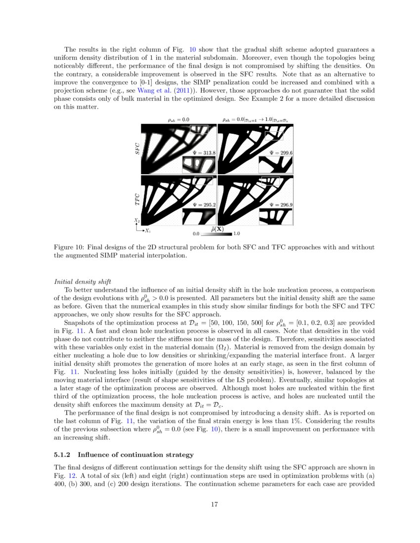 Hole Seeding in Level Set Topology Optimization via Density Fields | DeepAI