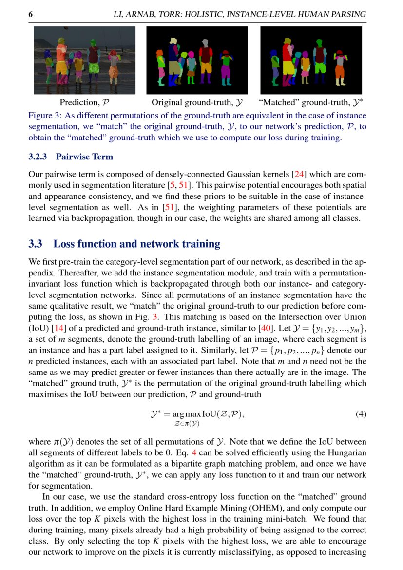 Holistic Instance Level Human Parsing Deepai
