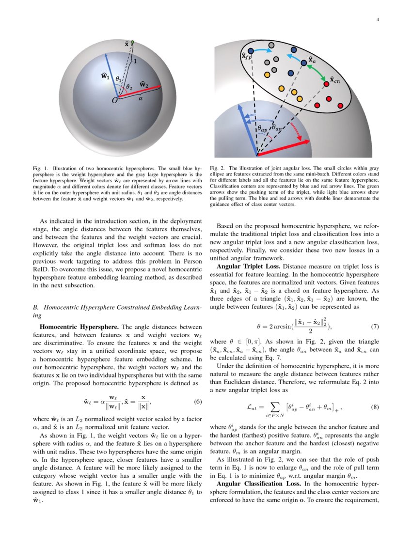 Homocentric Hypersphere Feature Embedding for Person Re-identification | DeepAI