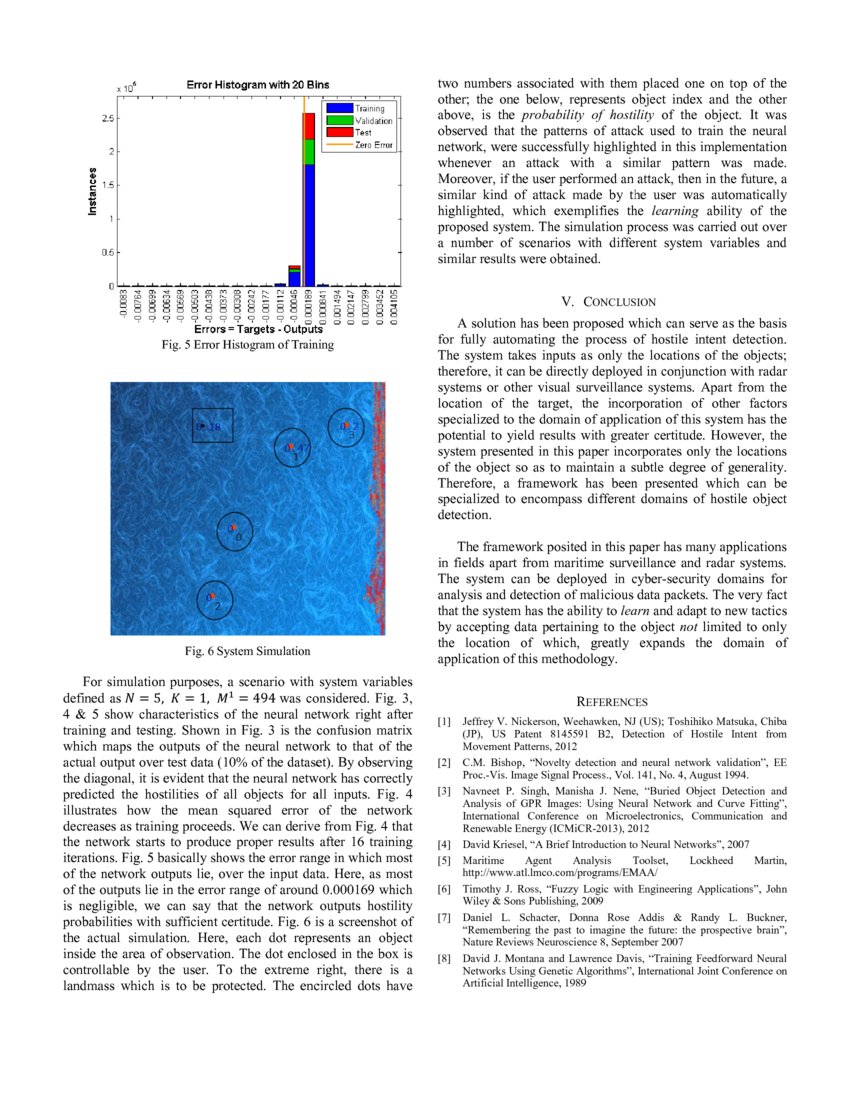 Hostile Intent Identification by Movement Pattern Analysis: Using Artificial Neural Networks ...